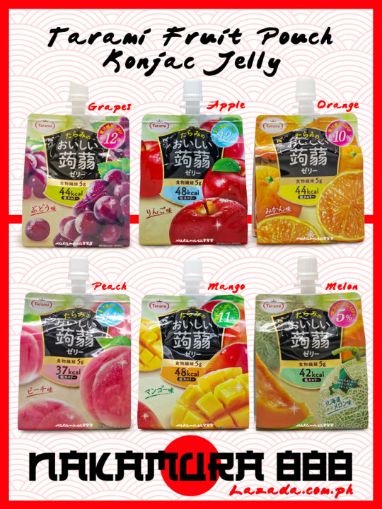 [Japan] Tarami Fruit Pouch Konjac Jelly - 150g | Lazada PH