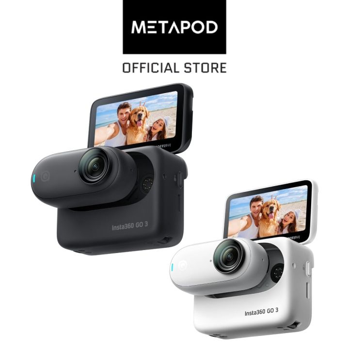 Insta 360 GO 3S Tiny 4K Action Camera with Flip Screen Action Pod ...