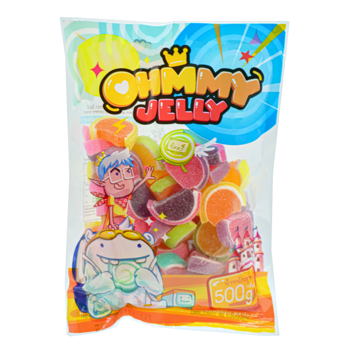 Ohmmy Jelly / โอมมี่เยลลี่ - กัมมี่เยลลี่ มิกซ์เมล่อน 500 กรัม [รวมรส ...