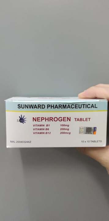 SUNWARD NEPHROGEN TABLET 100'S | Lazada