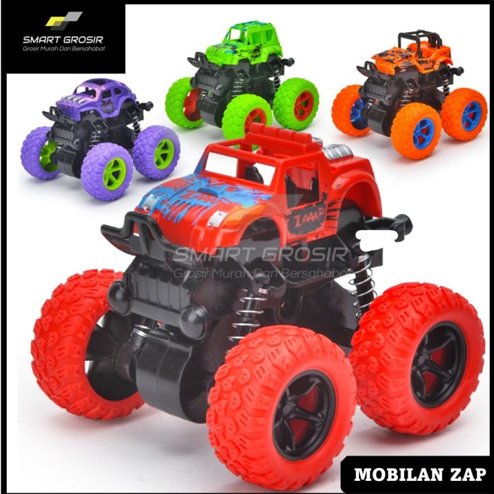 Mainan Anak Mobil Mobilan Monster Zap Mini Car Jeep offroad Intertial ...