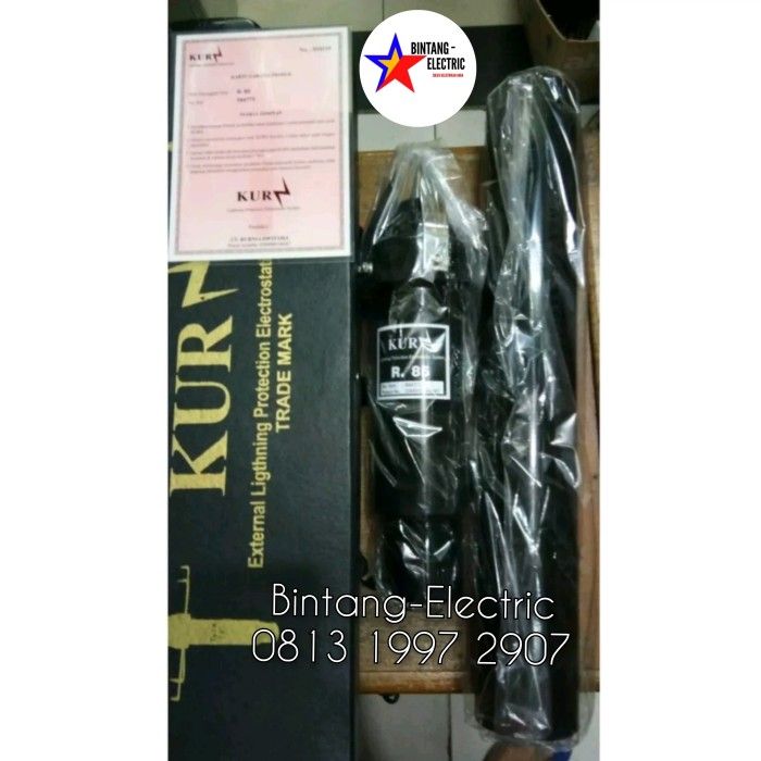 PENANGKAL PETIR / EXTERNAL LIGHTNING PROTECTION MERK KURN TIPE R.85 ...