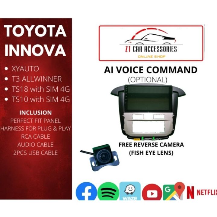 TOYOTA INNOVA QCY ANDROID HEAD UNIT AUTOMATIC AC CONTROL | Lazada PH