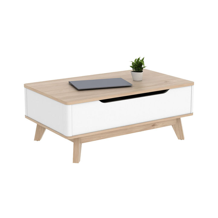 INFORMA PERCY MEJA TAMU RECTANGULAR - PUTIH | Lazada Indonesia