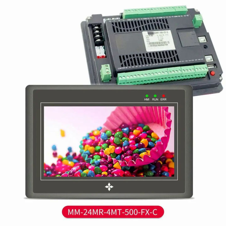 5" PLC Controller Programmable Logic Controller HMI Touch Screen For ...