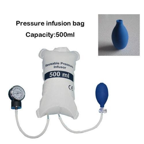 Carejoy Infusion Bag Blood Pressure Monitor with Hand Pump Ball - 500ml ...