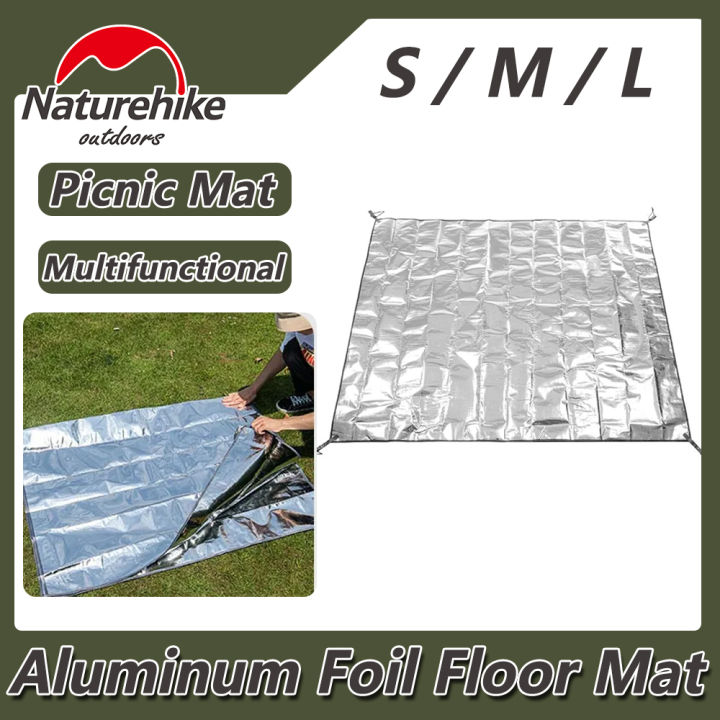 Naturehike Camping Tent Ground Sheet Multi-function PE Aluminum Foil ...