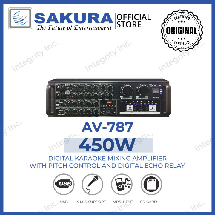 SAKURA AV-787 MIXING AMPLIFIER | Lazada PH