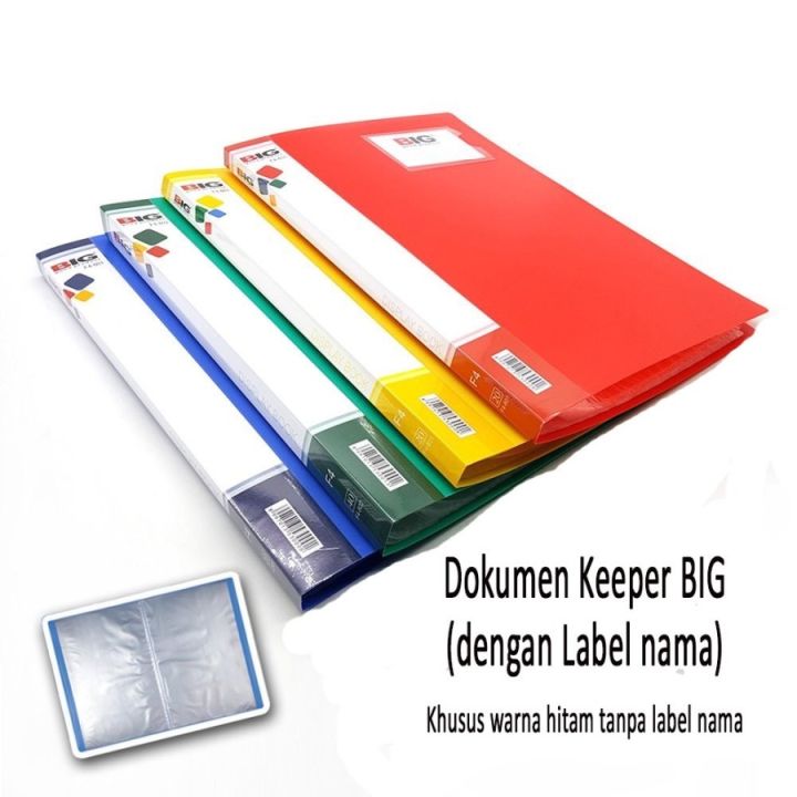 Clear Holder isi 20 Lembar F4/Document Keeper/Display Book Folio BIG ...