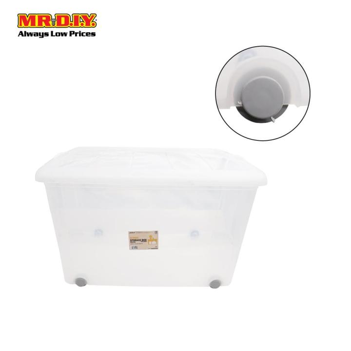 FELTON Iconic Storage Box with Wheel (77L) | Lazada