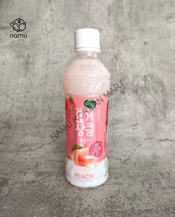 Woongjin Zaiyeonun Yogur Peach 340ml / Minuman Yogurt Rasa Buah Persik ...