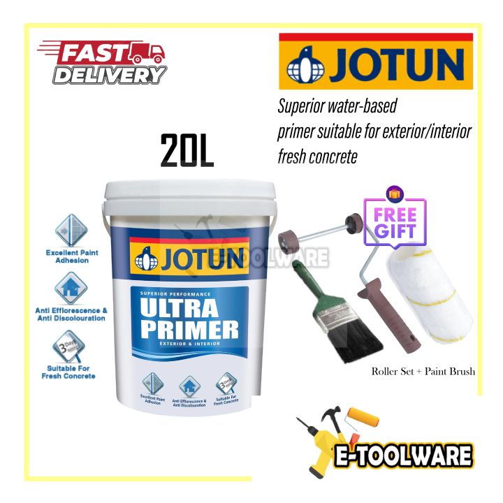 20L Jotun Paint Ultra Primer Wall Sealer / Undercoat Dinding | Lazada