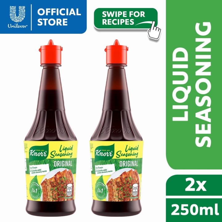 [BUNDLE OF 2] Knorr Liquid Seasoning Liquid Spices Original 250ml ...
