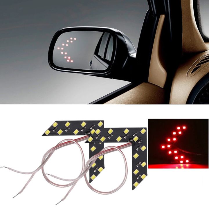 【Best for Car】 Turn Signal LED Rear View Mirror Easy To Use V Fitment ...