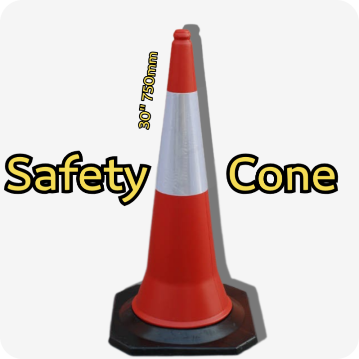5pcs 760MM (30") SAFETY CONE TRAFFIC PVC CONE / KON KESELAMATAN JALAN ...