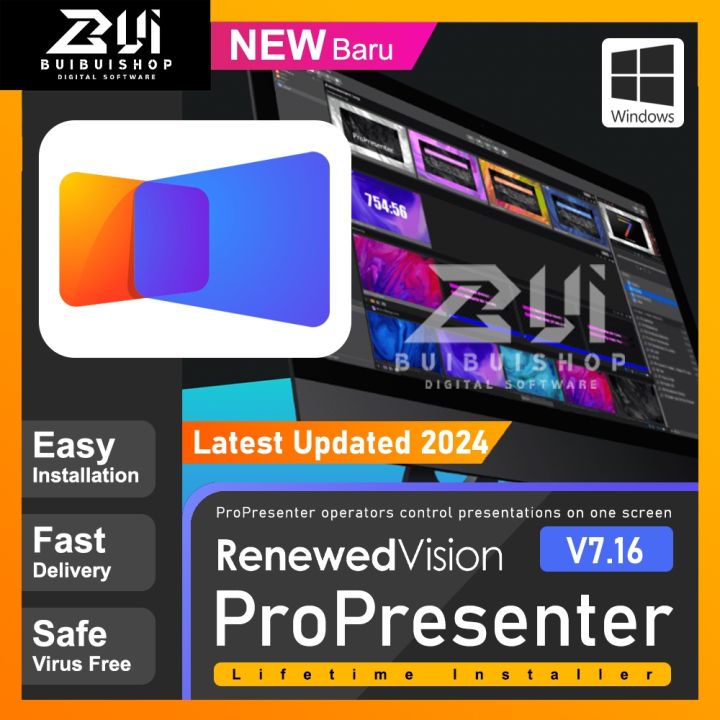 ProPresenter 7.16 Latest 2024 Windows | Lazada PH