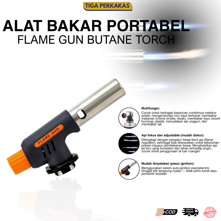 Alat Bakar Portabel dengan Mudah Best Tools Flame Gun | Lazada Indonesia