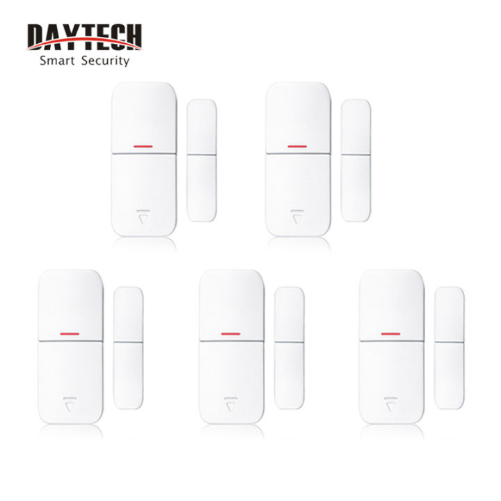 DAYTECH Wireless Door Window magnet Sensor Detector For 433MHZ Alarm Host GSM Home Security ...