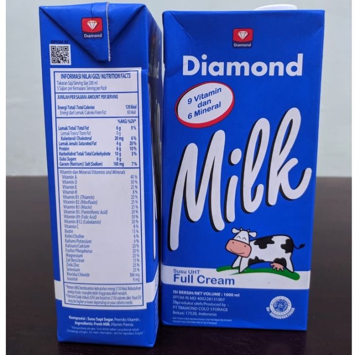 DIAMOND Susu Uht FULLCREAM 1L | Lazada Indonesia