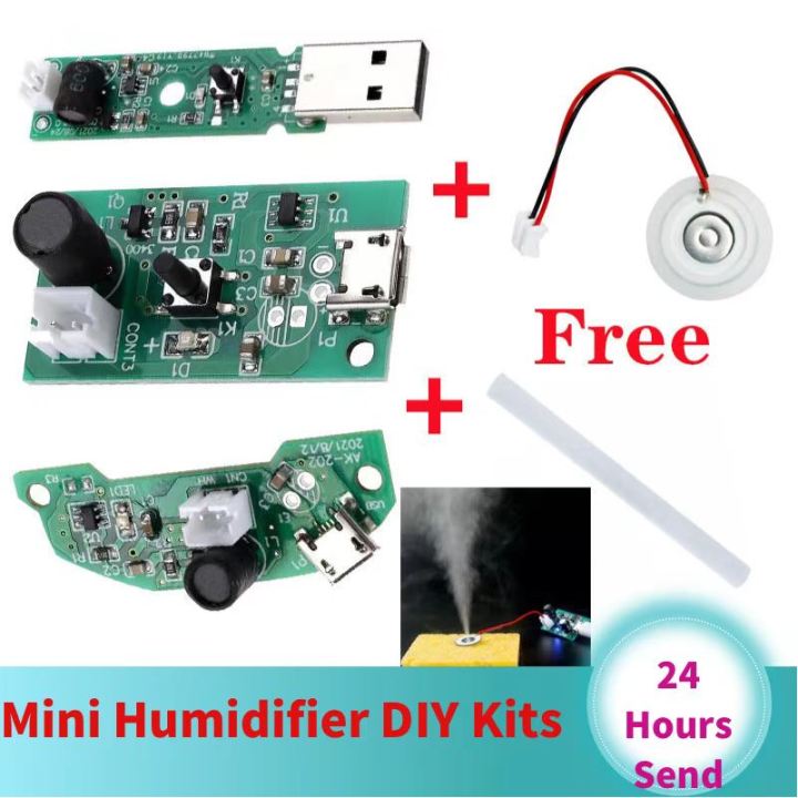 Usb Mini Humidifier Diy Ultrasonic Mist Maker And Driver Circuit Board ...