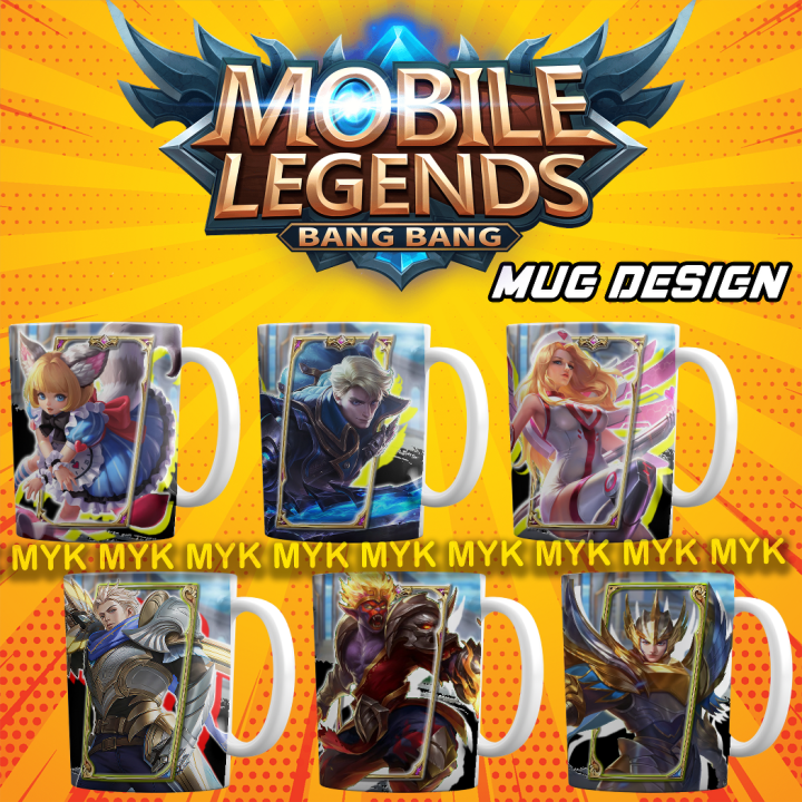 MOBA MOBILE LEGENDS MUG DESIGN | Lazada PH