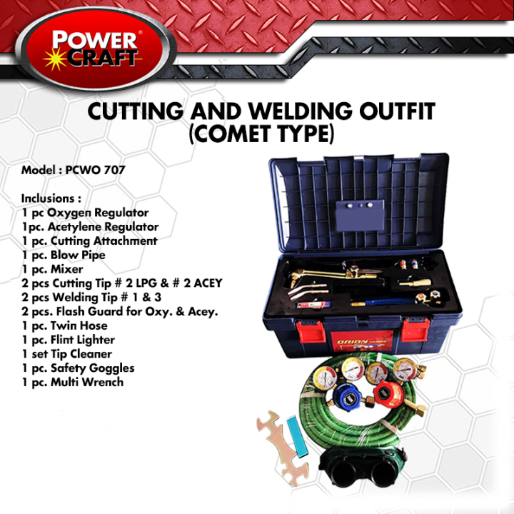 Welding Cutting Outfit (Comet Type - Orion Series)Powercraft -PCWO 707 ...