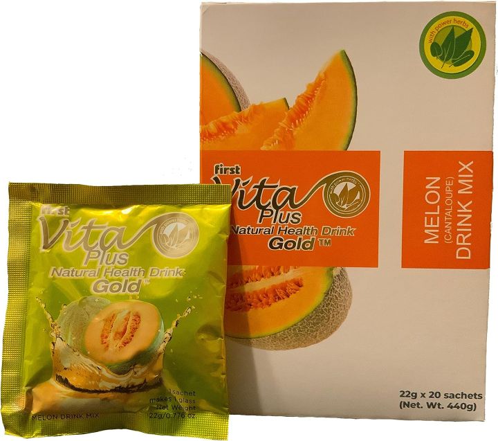 FIRST VITA PLUS MELON GOLD Juice (44g per sachet/20 Sachet0 | Lazada PH