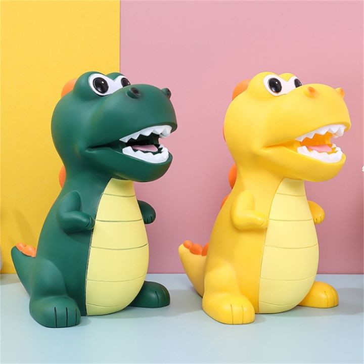 Dinosaur Piggy Bank Large Capacity Creative Money Coin Bank Plastic ...