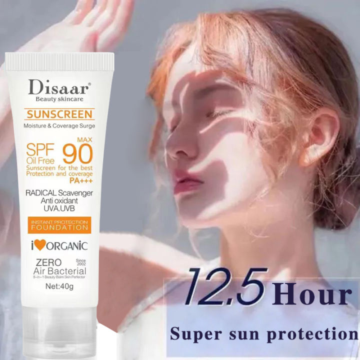 Dissar SPF90 Sunscreen Sunblock Whiten Cream Waterproof Long Lasting ...