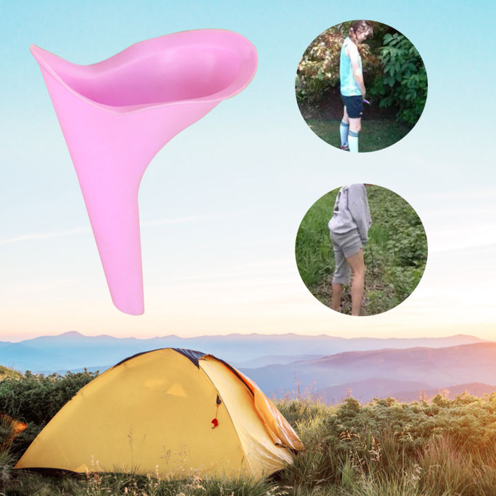 Urination Funnel Travel Urinal Cup with Bottle Silicone Portable Easy ...