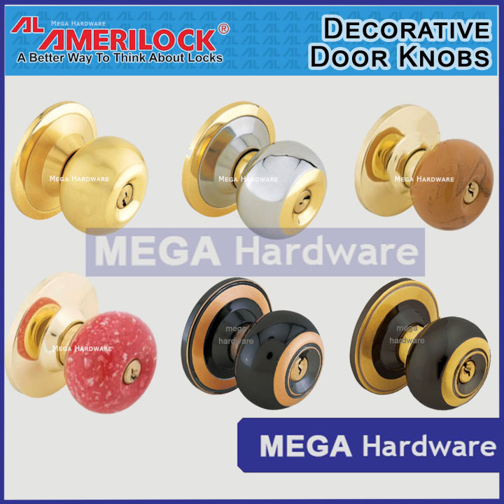 AMERILOCK Door Knob Keyed Entry Lockset (3 Keys) | Lazada PH