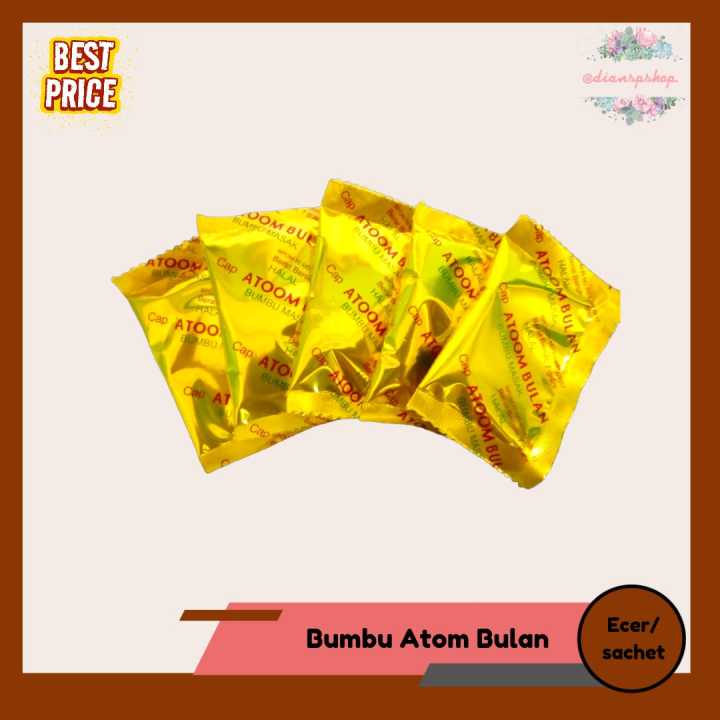 Bumbu Atom Bulan Sachet 7gr Ecer atau Satuan | Lazada Indonesia