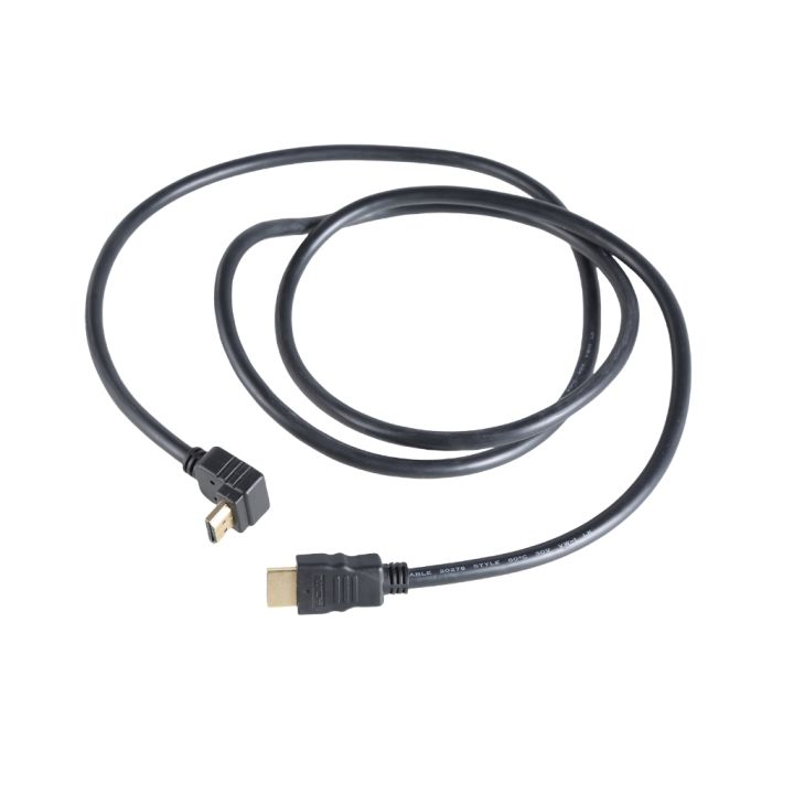 HDMIcompatible Male to Male Video Cable, 90 Degree to Straight ...