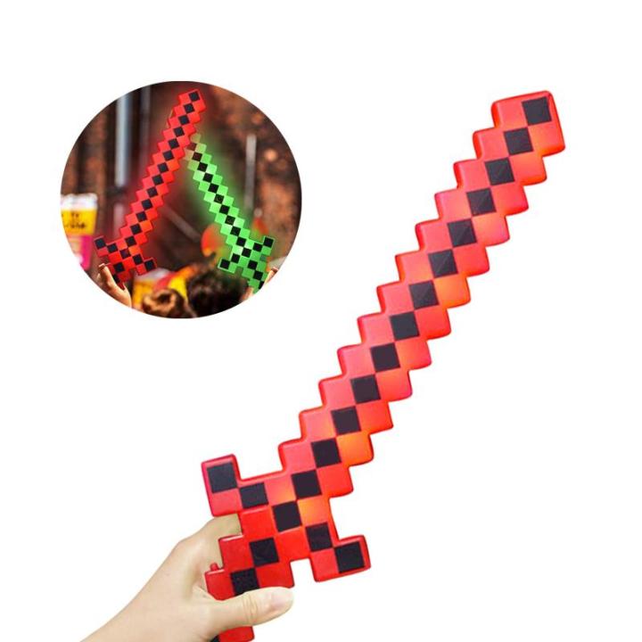 Minecraft Sound And Light Toy Sword Children's Plastic Model Minecraft ...