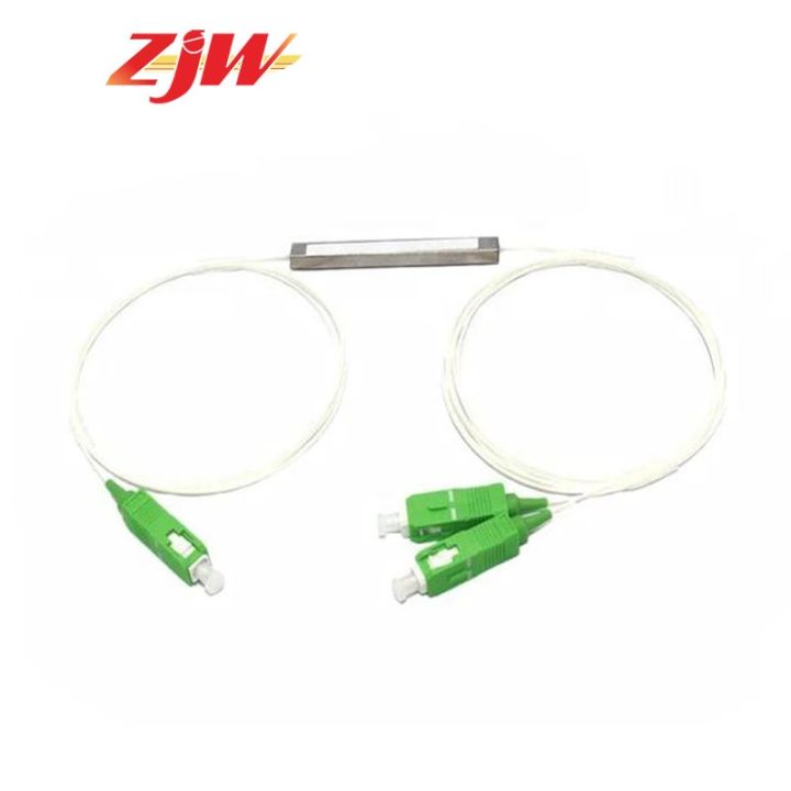 ZJW 1x2 1x4 1x8 1x16 PLC SC / APC SM 0.9mm g657a1 PVC 1m FTTH Optical ...