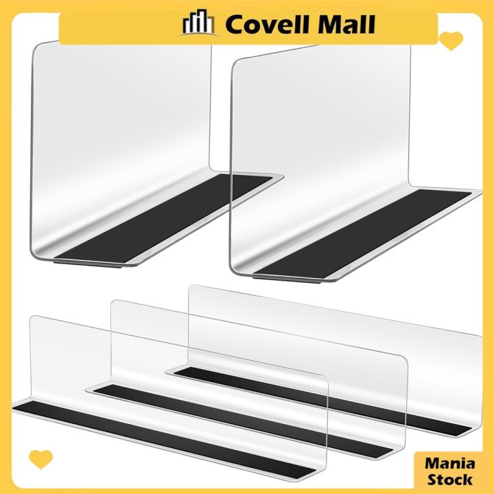 1pc Clear Acrylic Commodity Shelves Divider, Store Supermarket Goods ...