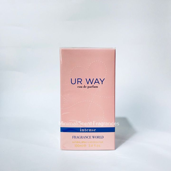 UR WAY INTENSE EDP 100ML BY FRAGRANCE WORLD | Lazada PH