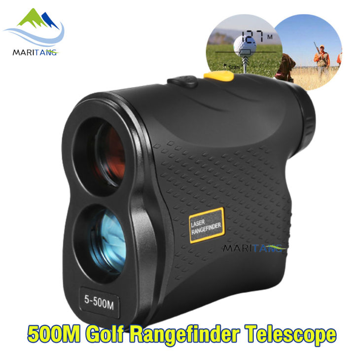 500M Golf Rangefinder Distance Meter Speed Tester Range Finder Digital ...