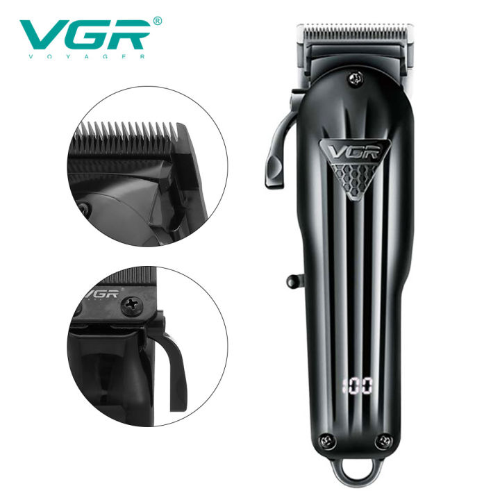 Kemei VGR V-282 Professional Hair Clipper Hair Cutting Machine Adjustable Haircut Cordless ...