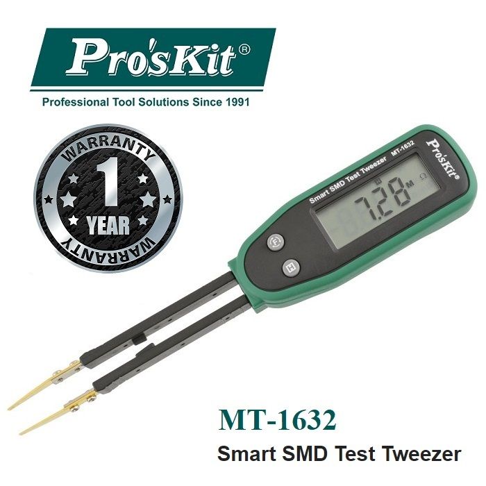 Pro'sKit MT-1632 Smart SMD Test Tweezer | Lazada