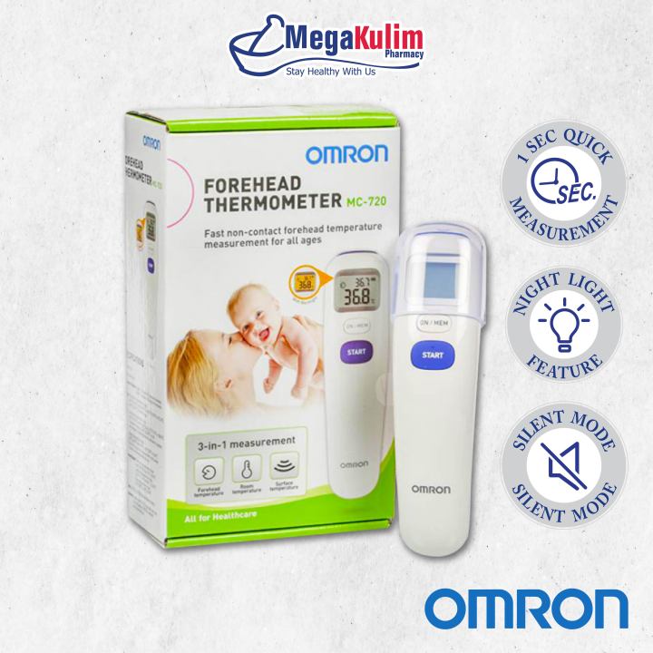 Omron Forehead Thermometer MC-720 | Lazada