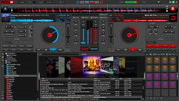 VirtualDJ disc playing software pioneer Luma disc player controller ...