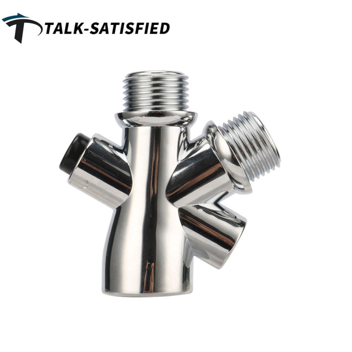 Garden 3-way 1/2" Thread Water Splitter Connector Irrigation Water Tap ...