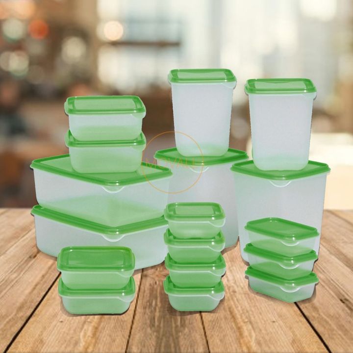 [Set of 17pcs] «IKEA» Microwave-safe Food storage container box bekas ...