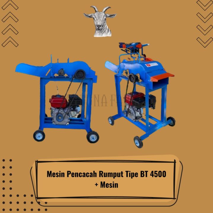 Pencacah Rumput Jagung Pakan Ternak Tipe BT 4500 Dengan Mesin Diesel ...