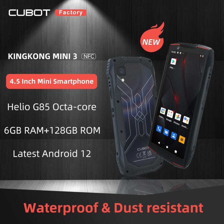 【Ready Stocks】Cubot KingKong MINI 3, 4.5 inch Mini Smartphone, Helio ...