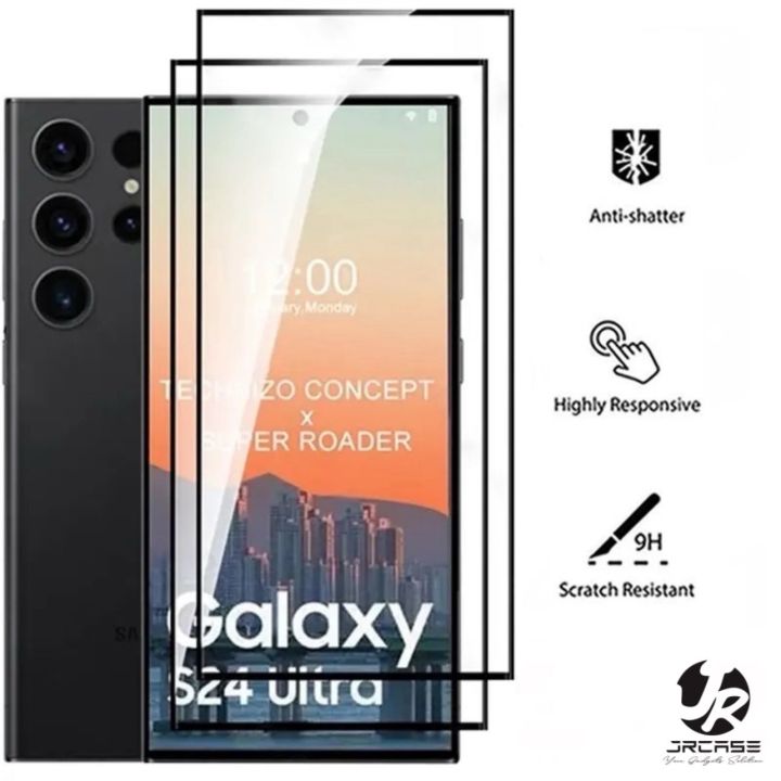 Tempered Glass Samsung Galaxy S24 Ultra 5G S24+ S24plus S24 Plus S24 Series Tglass T glass Curve ...