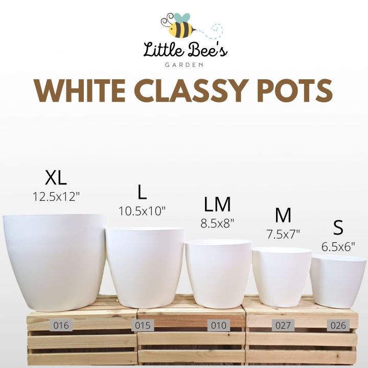 White Classy Minimalist Nordic Pots | Pearlwave Pots | Yayamanin Pots ...