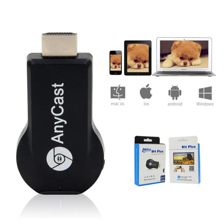 AnyCast M4 Plus Full HD 1080P Wireless Display Dongle Black | Lazada PH