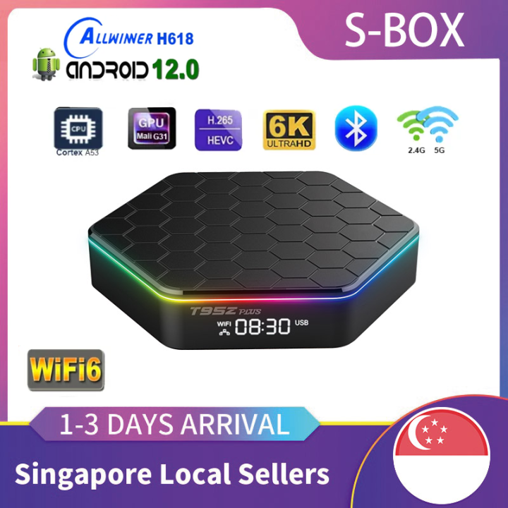 Android Box T95ZPLUS TV BOX Android 12 128GB TV Box H618 Support 2.4g ...